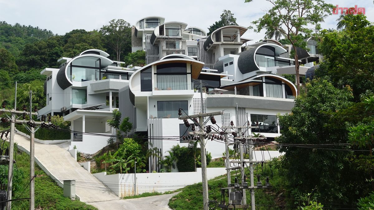 Démolition de villas de luxe sur la colline de Koh Samui - Ma Thailande