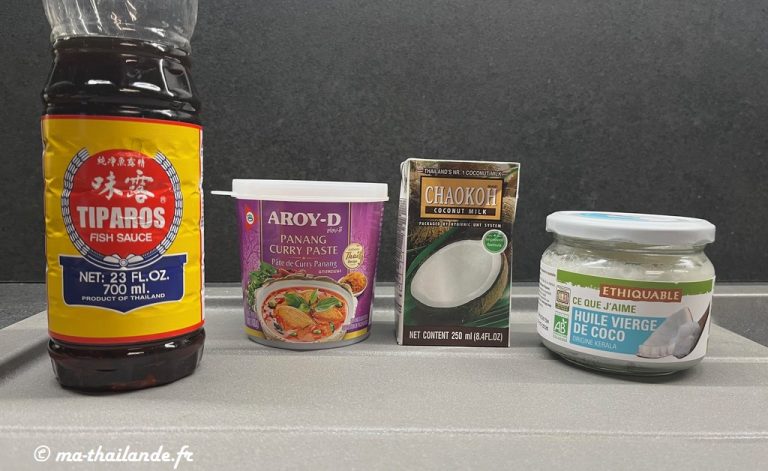 La recette du Chicken Panang Curry - Ma Thailande